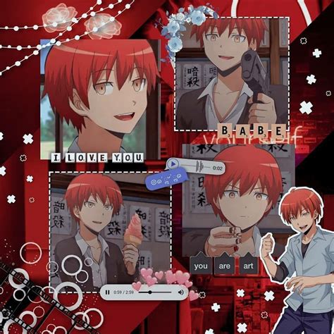 Anime Icon ╰ Anime Ansatsu Kyousitsu ╰ Chara Karma Akabane Karma