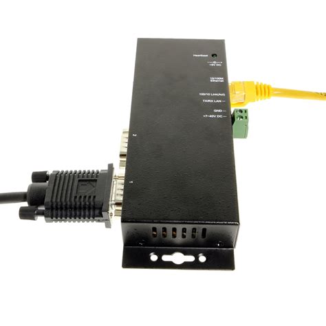 Dual Port Rs 232 To Ethernet Data Gateway Tcp Ip Industrial Metal Case