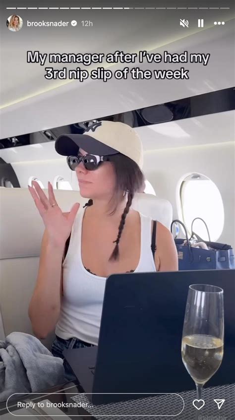 Brooks Nader Jokes About Braless Moment And 3rd Nip Slip Of The Week