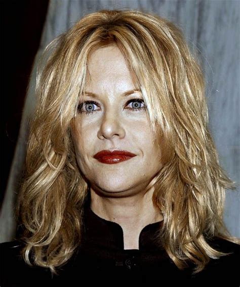 Meg Ryan Long Wavy Casual Hairstyle Meg Ryan Haircuts Meg Ryan Hairstyles Try On Hairstyles