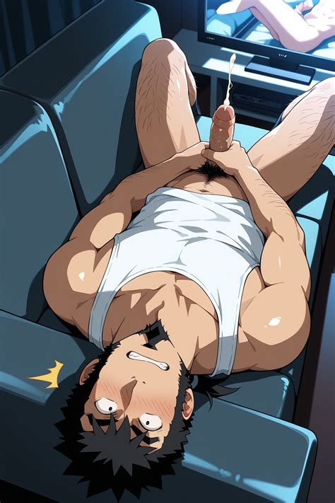 Rule 34 1boy Ai Generated Beard Black Eyes Black Hair Blush Blush