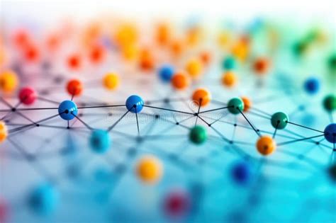 Global Diversity Art Colorful Dots Interconnecting To Represent Global Diversity On A Soft