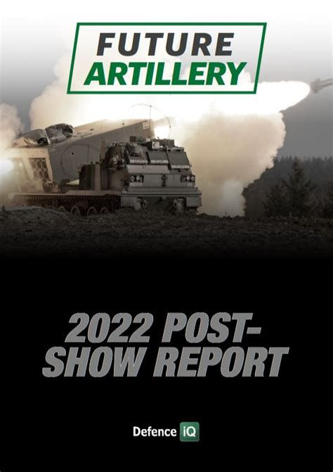 Future Artillery 2022 Post Show Report Future