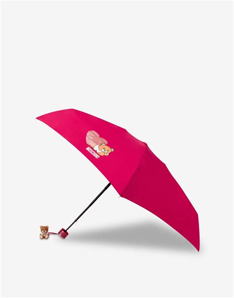 Supermini Umbrella With Teddy Love Moschino