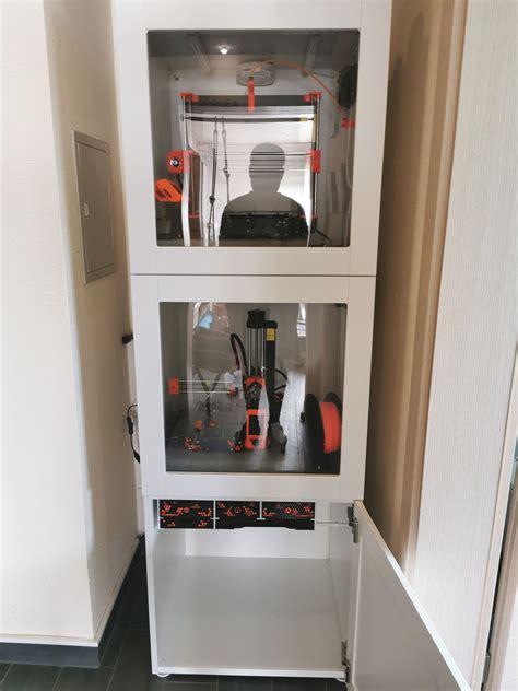 3d Printer Printer Drawers For Ikea Lack Table • Made With Prusa Mk3s