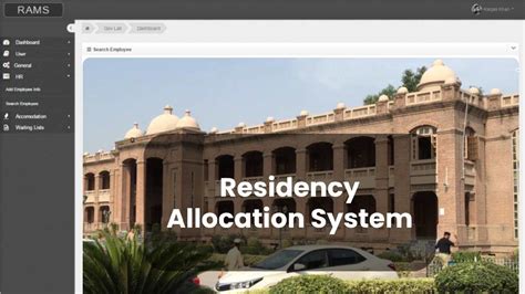 Residency Allocation System Code For Pakistan