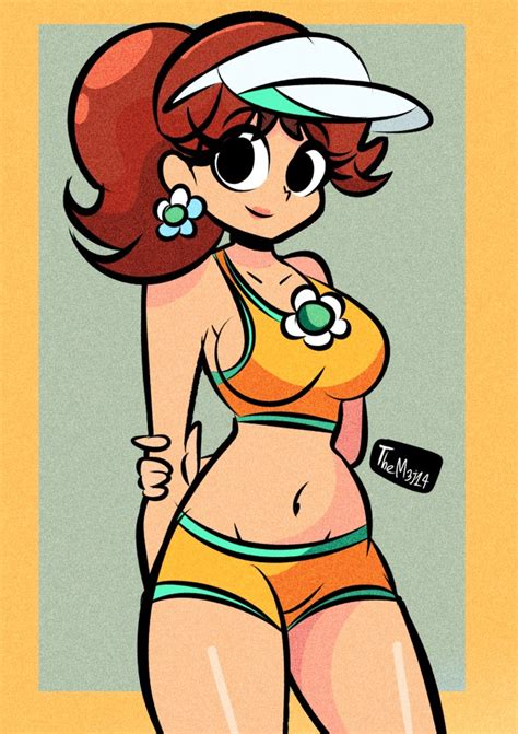 Rule 34 Breasts Cute Girl Diego Mejia Mario Series Mario Kart Mario