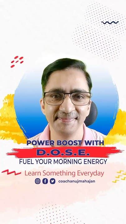 💡 The Dose Formula Energize Your Day With A Powerful Morning Routine