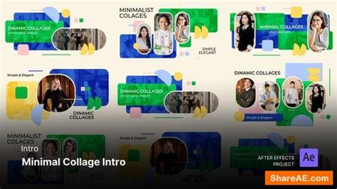 Videohive Introopening Minimal Collage After Effects Project Files