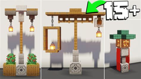 Minecraft Modern Street Lamp