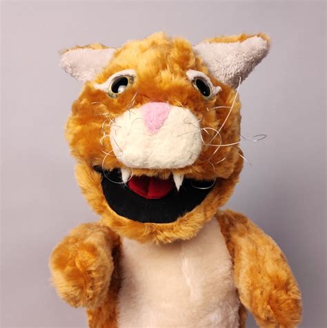 Handmade Ginger Tabby Cat Puppet Movable Mouth Posable Hands Etsy
