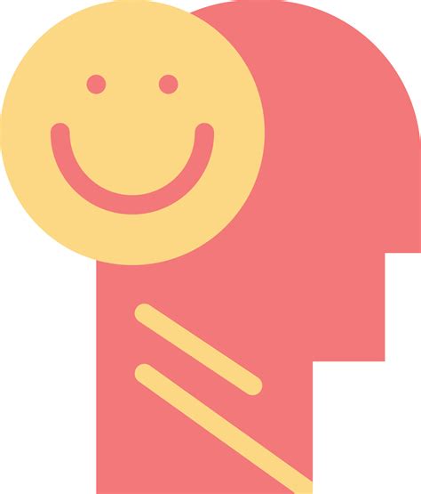 Happiness Happy Human Life Optimism Flat Color Icon Vector Icon Banner
