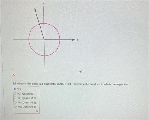 Solved Sketch The Angle In Standard Position 5tell Whether