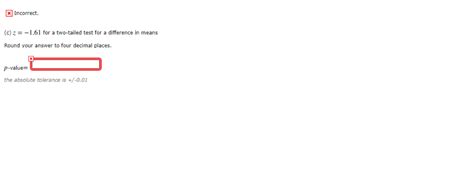 Solved Chapter 5 Section 1 Exercise 002 Incorrect Find