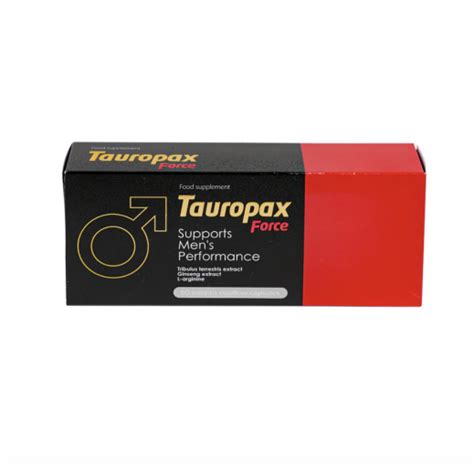 Buy Tauropax Force Supports Mens 60 Capsules Delivered By The