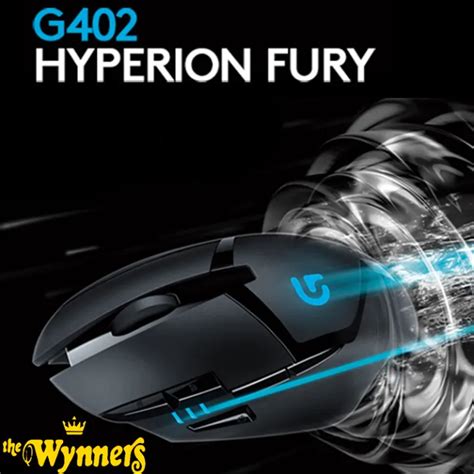 Logitech G402 Hyperion Fury Fps Gaming Mouse 8 Programmable Keys 4000