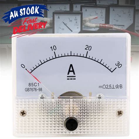 Analog Amp Meter Panel