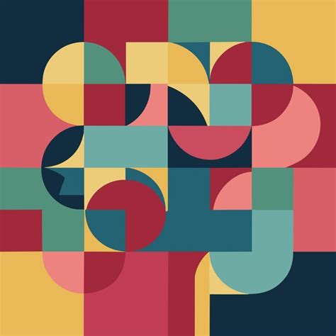 Premium Vector Geometric Illustration Pattren Vector Template