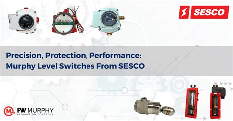 Precision Protection Performance Murphy Level Switches From Sesco Sesco B V