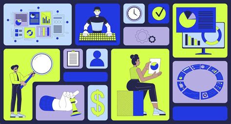 Data Analysis And Visualization Concepts In Graphics 68356725 Vector Art At Vecteezy