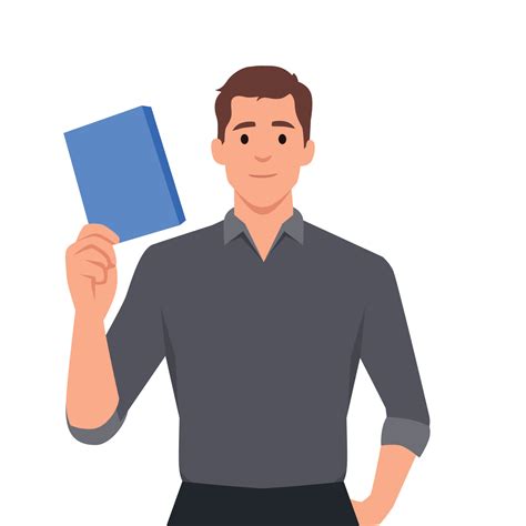 Man Is Holding A Book In His Hand Showing How Important A Book Is