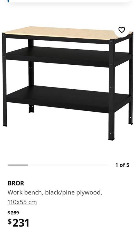 Ikea Bror Work Bench Or Table Furniture And Home Living Furniture Shelves Cabinets And Racks On