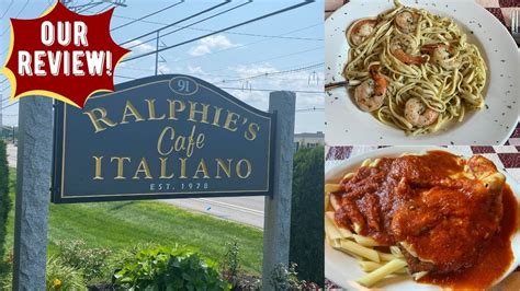 Ralphies Cafe Italiano Restaurant ~ Salem Nh Youtube