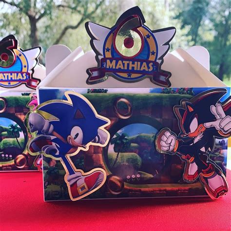 Ts Boxes Sonic Sonic Party Birthday Box T Box
