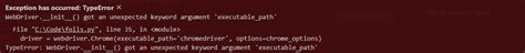 Automation How To Fix Webdriverinit Got An Unexpected
