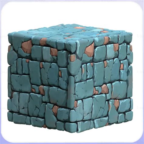 Stylized Stone Floor Seamless Texture