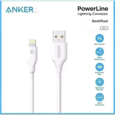Jual Kabel Anker Iphone Kabel Iphone Kabel Data Iphonee Fast Charging