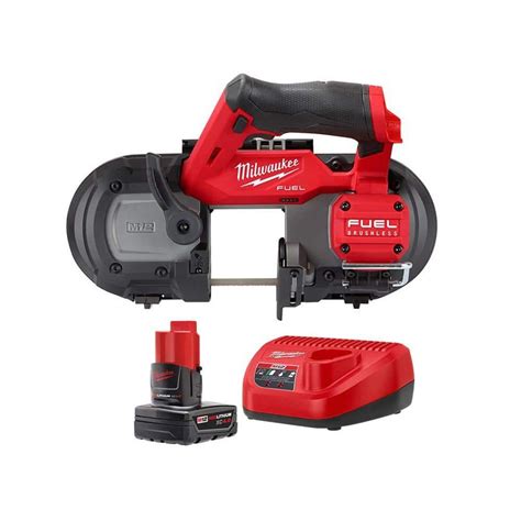 Milwaukee M12 Fuel 12 Volt Lithium Ion Cordless Compact Band Saw With 3