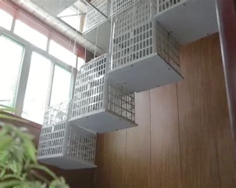 Overhead Ceiling Hanging Locker System For Space Optimization