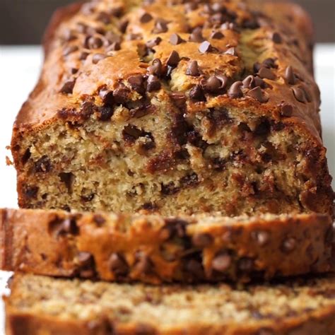 Banana Bread Recipe Chocolate Chip Walnut Delight Banana