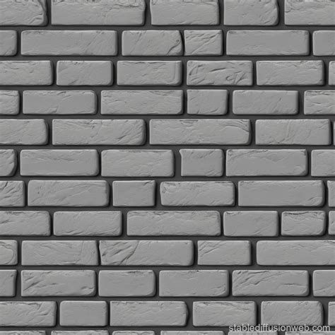 Gray Brick Texture Stable Diffusion Online