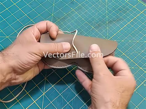 Laser Cut Leather Sunglasses Case Pattern Leather Pouch Template