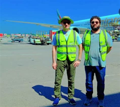 Sialkot Int Airport With Ramp Staff And Emirates Engineers Aemal Khan