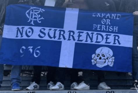 Flag With Nazi Symbol Spotted In Rangers End During Celtic Derby At Hampden The Scottish Sun