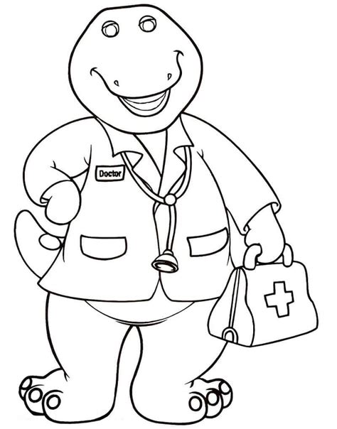 Doctor Barney Coloring Page Download Print Or Color Online For Free