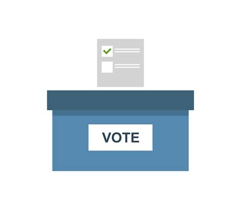 Premium Vector Vote On Background