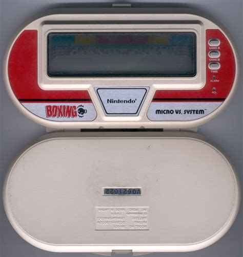 game and watch micro vs system punch out cover or packaging material