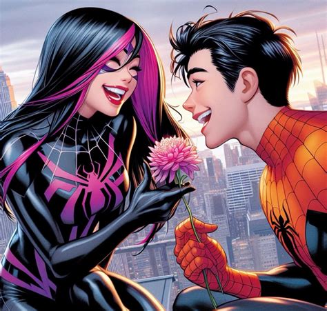 Spider Girl And Spider Man Spidermans Girlfriend Spider Mans