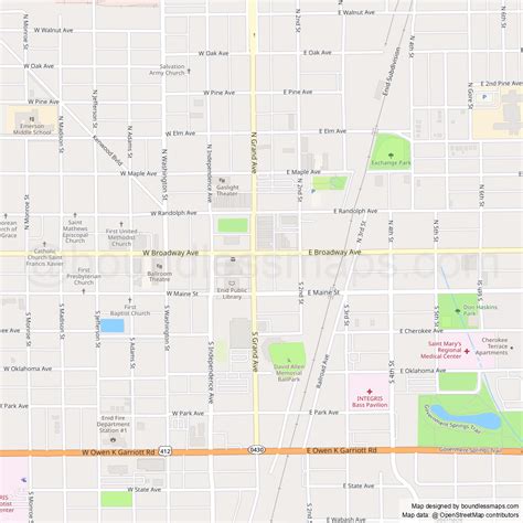 Map Of Enid
