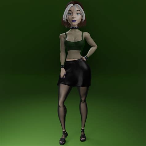 Artstation Rogue From X Men Evolution Fan Art