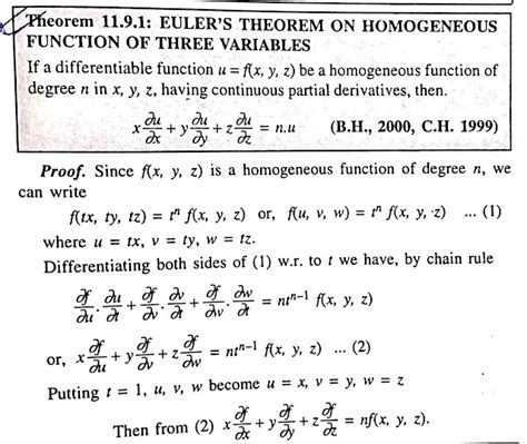 Eulers Theorem Theorem Proof And Some Example