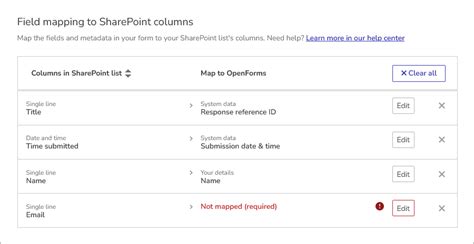 Configure Your Form To Export Response Data To Sharepoint Openforms