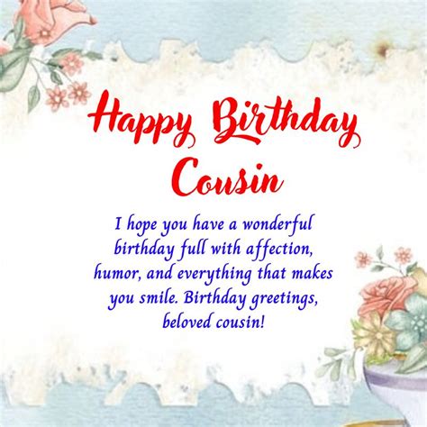 Happy Birthday Cousin Images With Wishes And Quotes