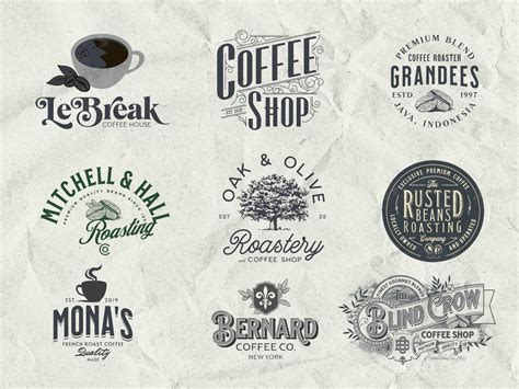 Famous Coffee Shops Logos