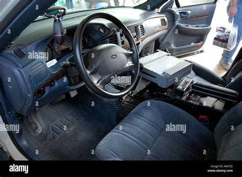 Inside Police Car