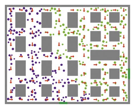 Snapshots Of Simulation At Different Simulation Time Intervals A